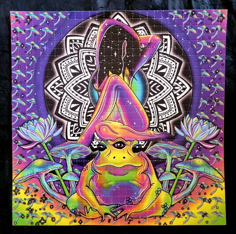 Toad Trip Blotter Art - Etsy