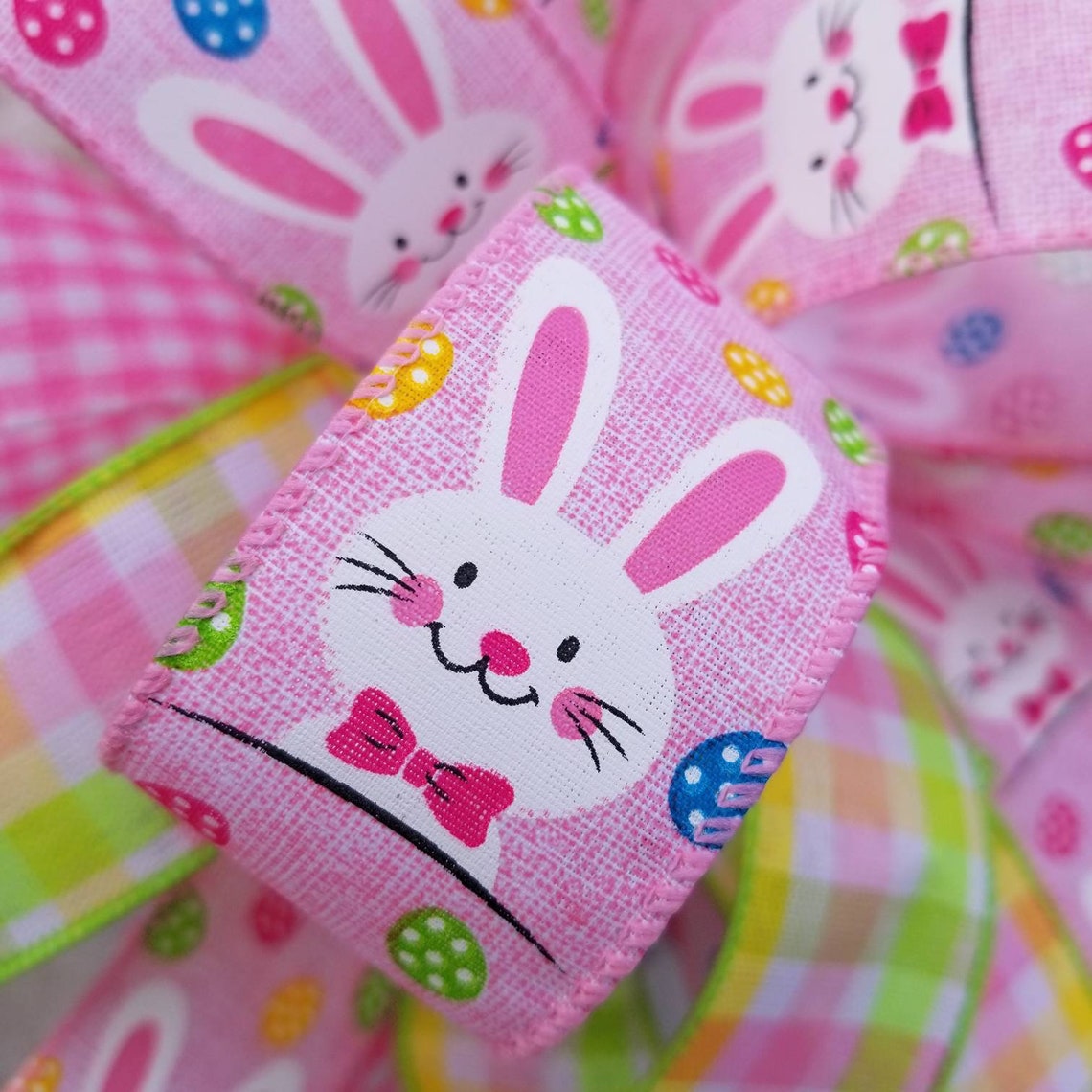 Easter Bow, Easter Wreath Bow, Easter Bunny Bow, Easter Basket Bow ...