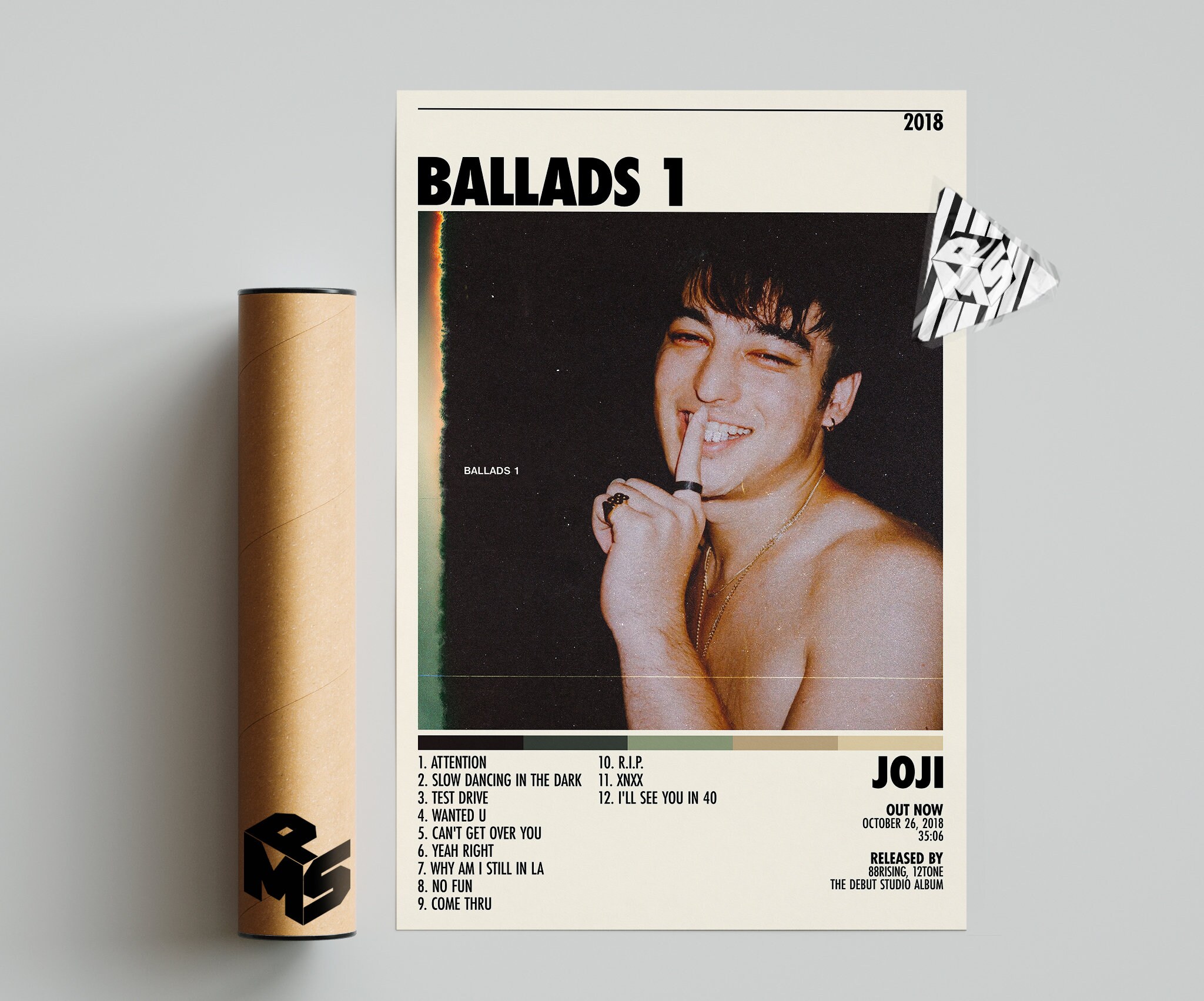 Joji Posters Joji Ballads 1 Poster Ballads 1 Album Cover - Etsy