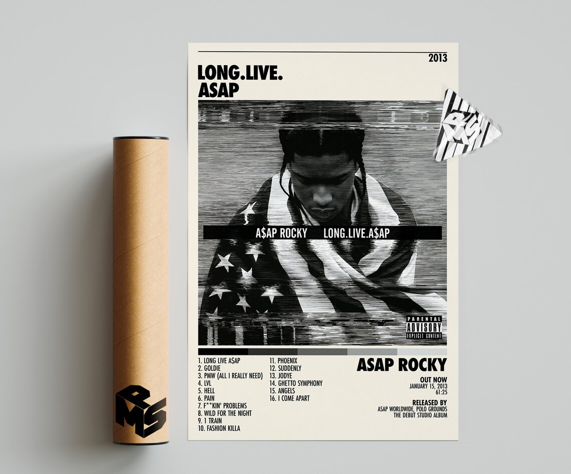 ASAP Rocky Poster Long.live.asap Poster Long Live ASAP - Etsy