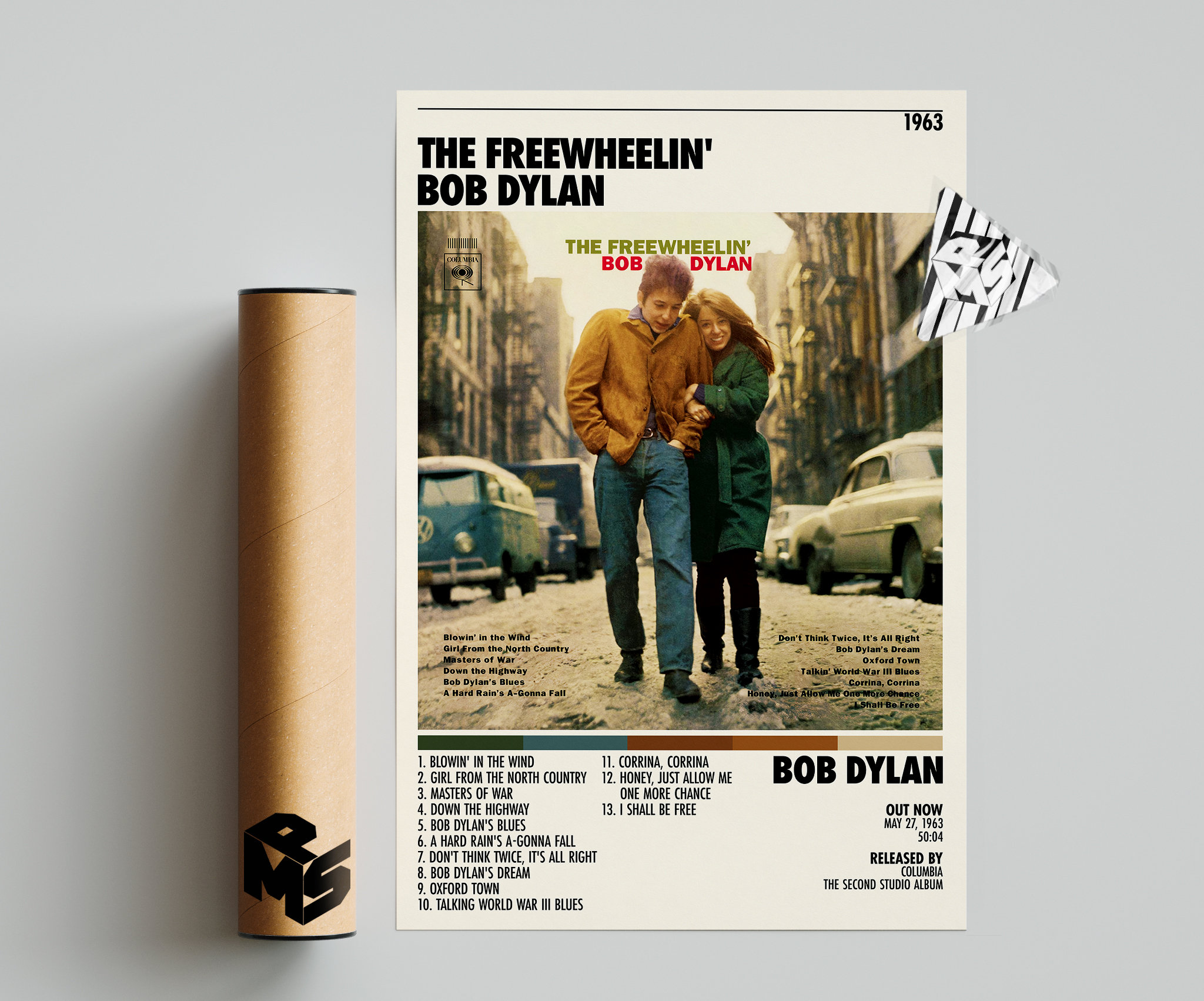 Bob Dylan Posters | Bob Dylan The Freewheeling Poster Bob Dylan Album ...