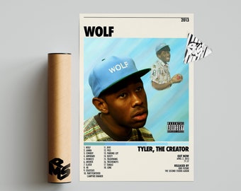 Tyler the Creator Wolf Print - Etsy