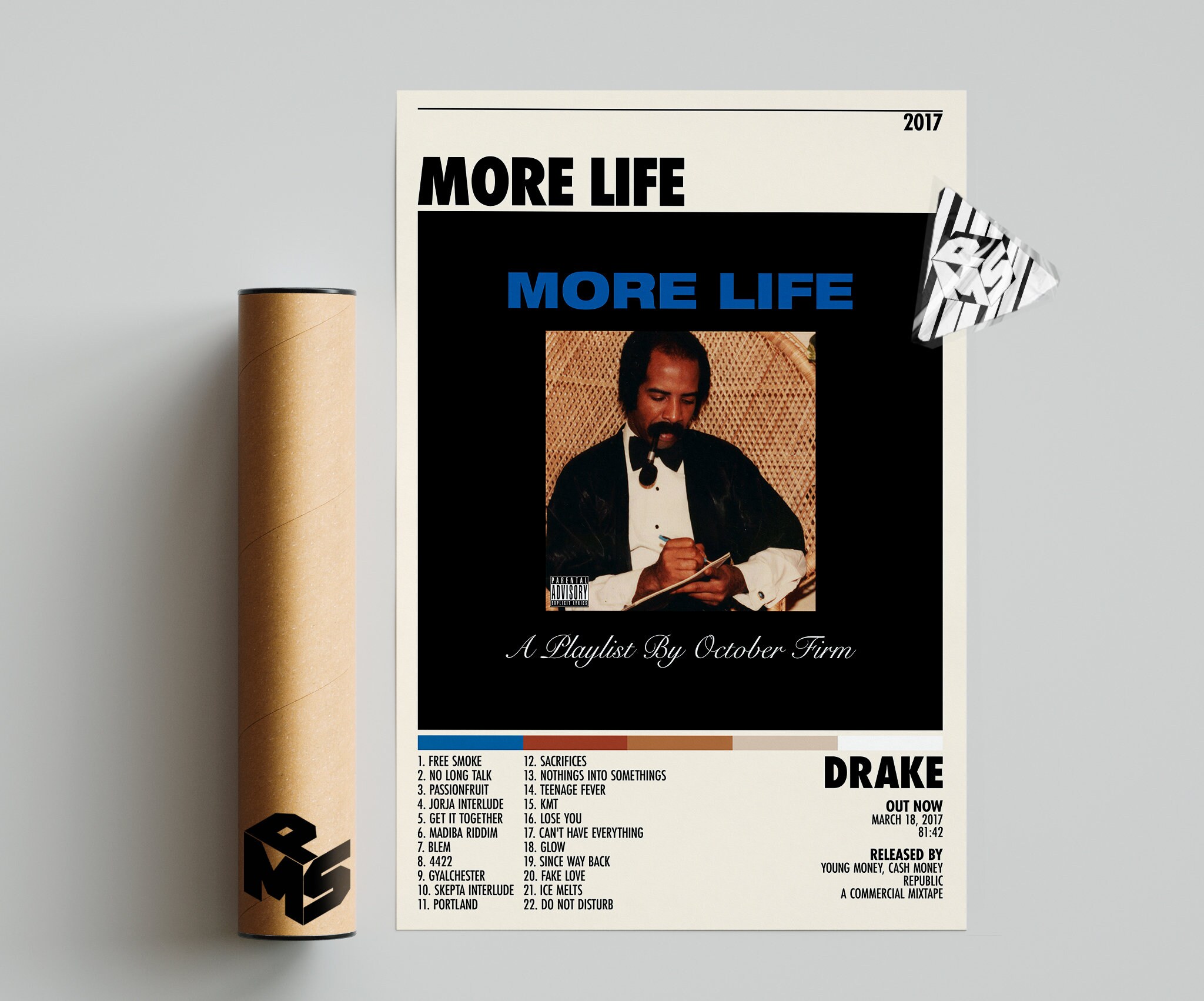 Drake Poster | More Life Poster | Drake More Life Tracklist sold by ...