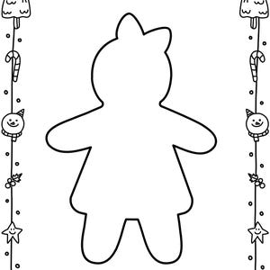 Gingerbread Christmas Coloring Pages Collection, 60 Holiday Collection ...