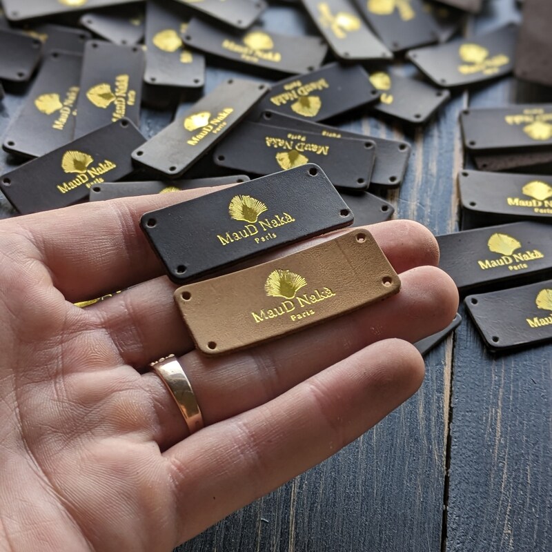 Custom Leather Label - Etsy