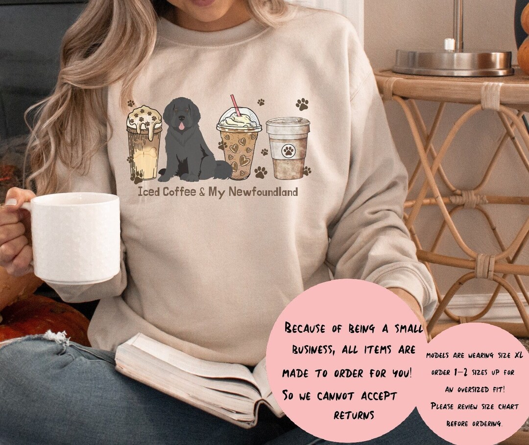 Iced Coffee and My Black Newfoundland Sweatshirt | Newfoundland Mom ...