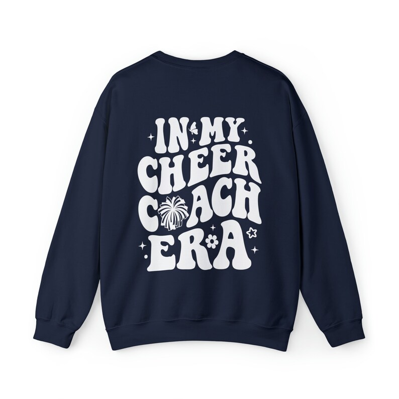 In My Cheer Coach Era Crewneck Sweatshirt, Eras Sweater, Cheerleader ...
