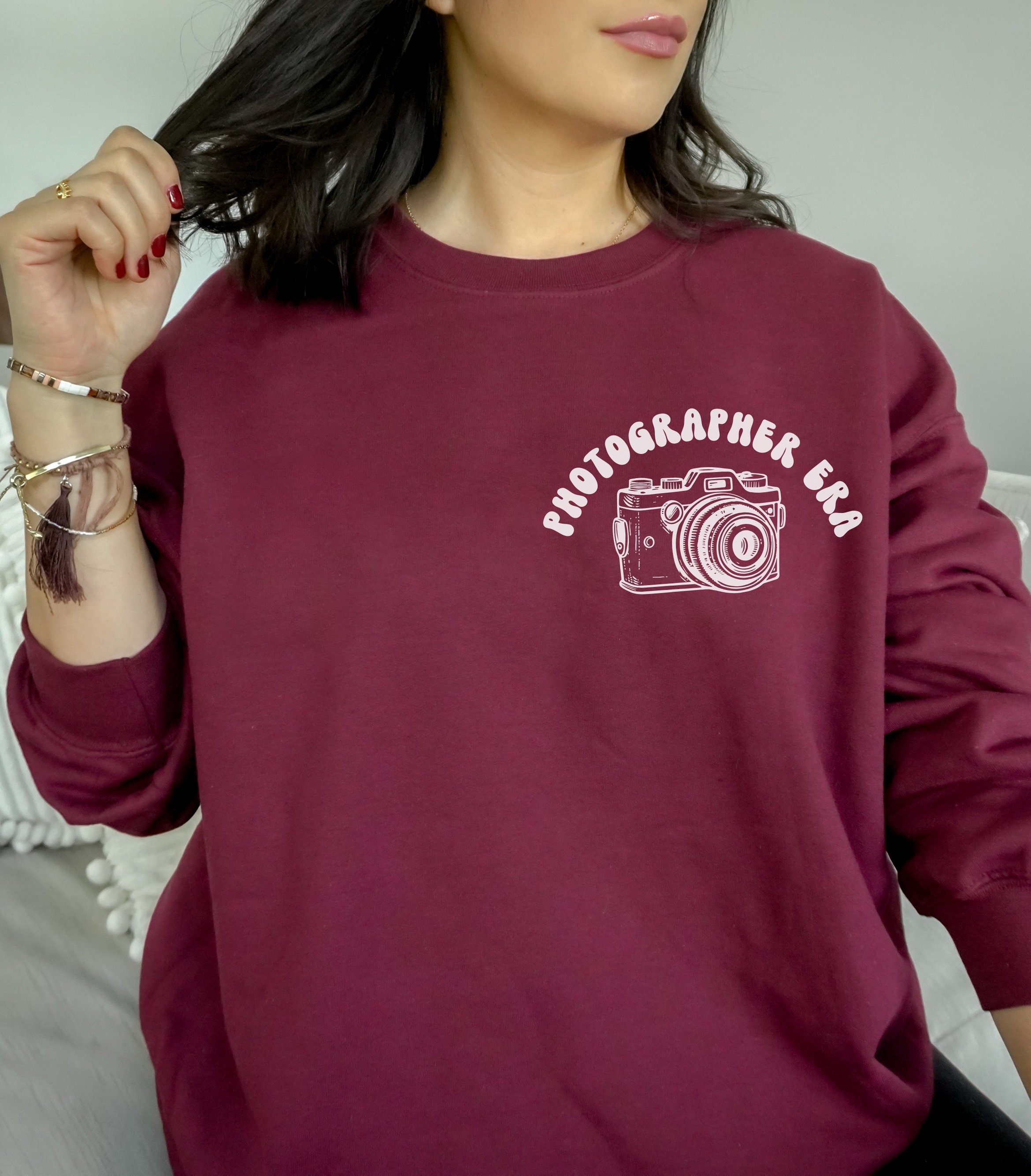 In My Photographer Era Crewneck Sweatshirt, Photography Shirt, Gift for ...