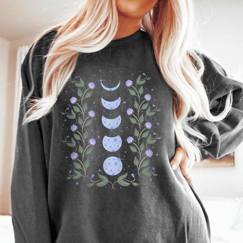 Moon Sweatshirt - Etsy