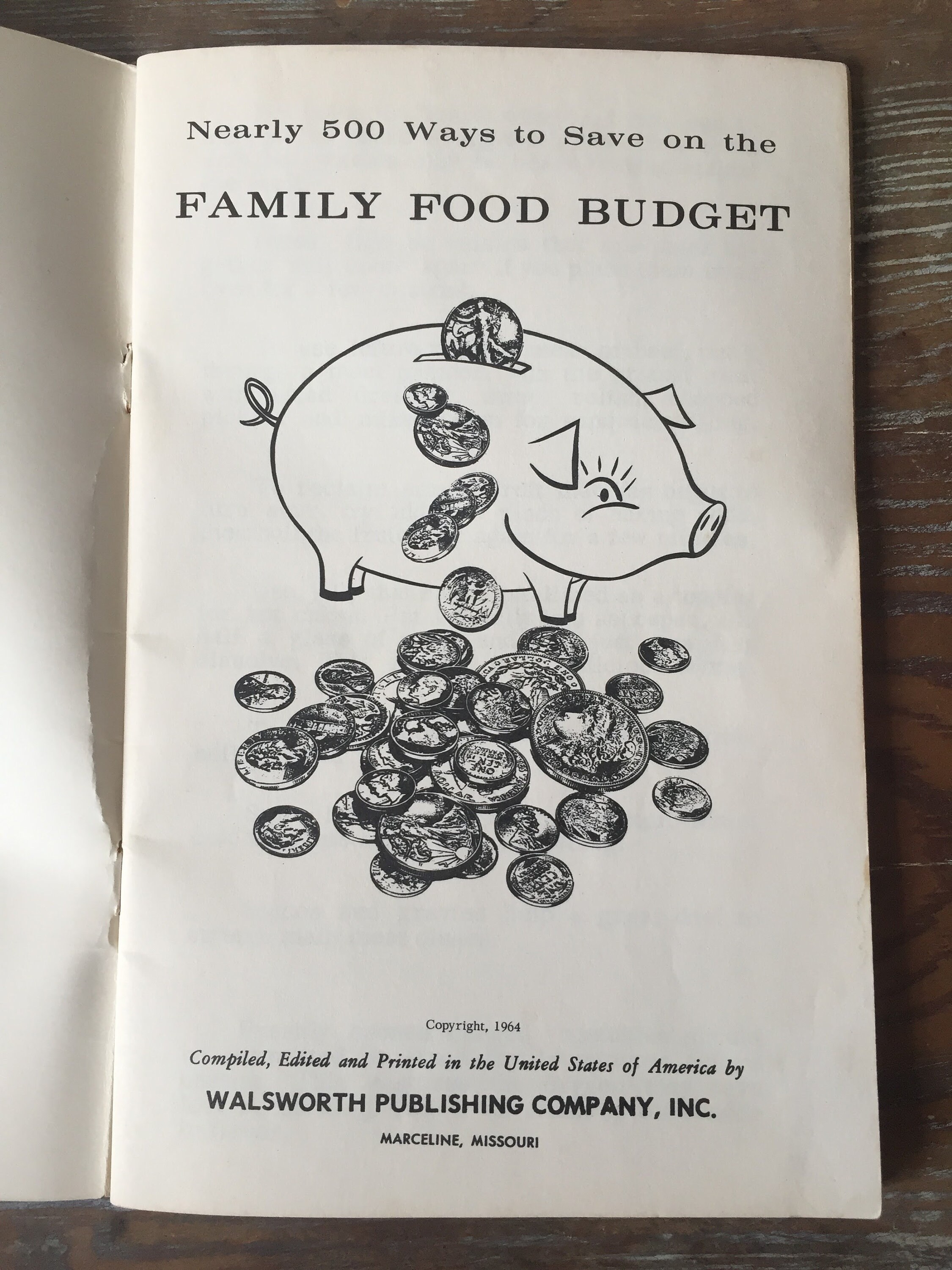 1964 Family Food Budget Pamphlet Nearly 500 Ways to Save - Etsy
