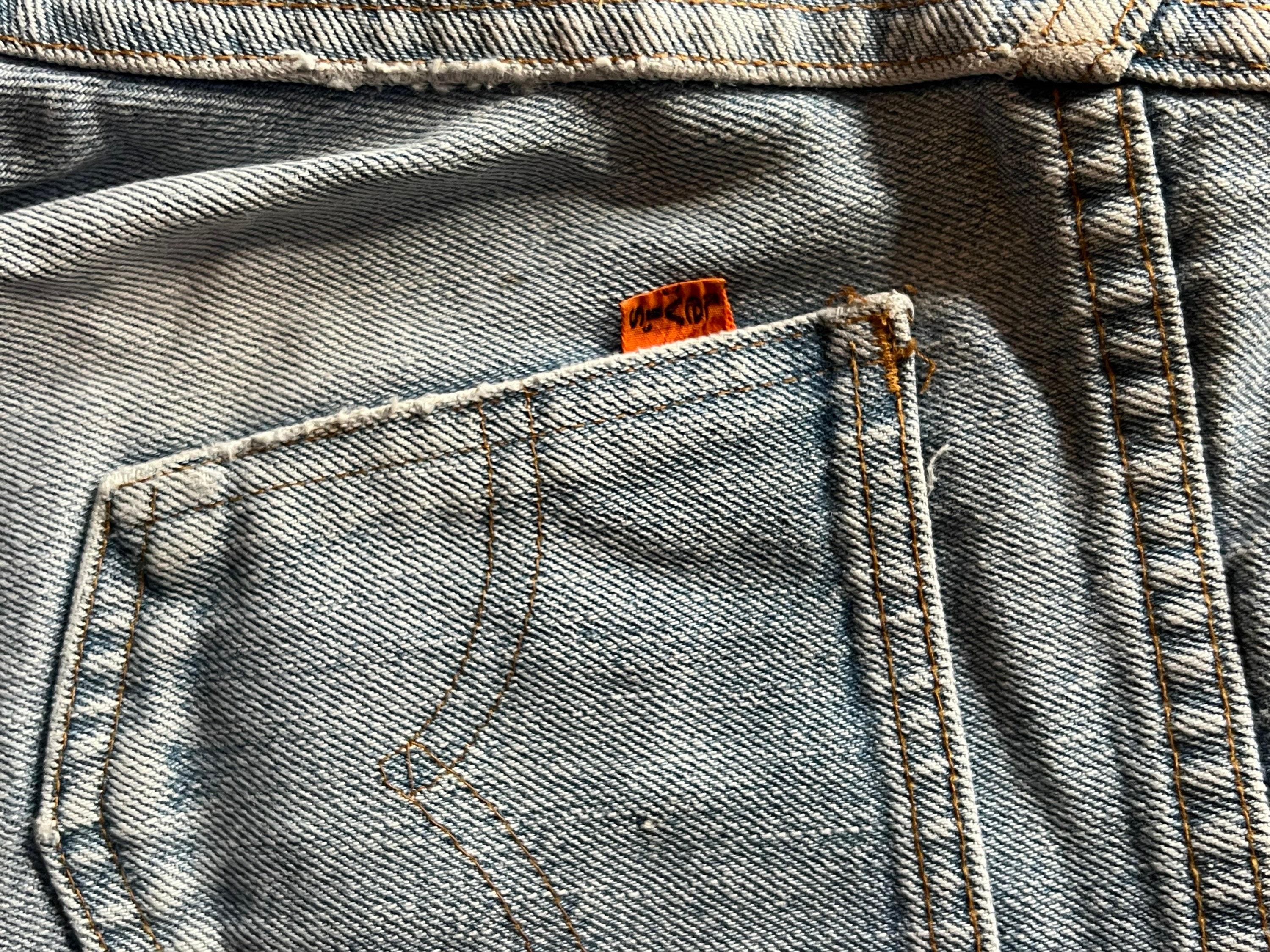 Levis Vintage Orange Tab Denim Jeans - Etsy