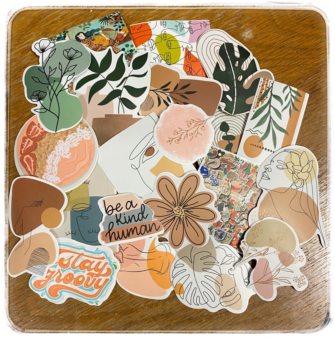 Esthetic Stickers, Random Sticker Pack, Womens Stickers, Laptop ...