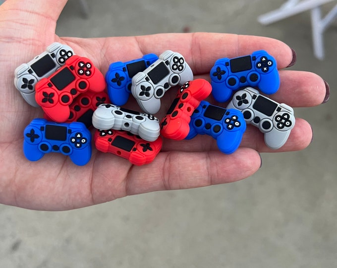 Game Controller Gamer Custom Silicone Boys Focal Bead - Etsy