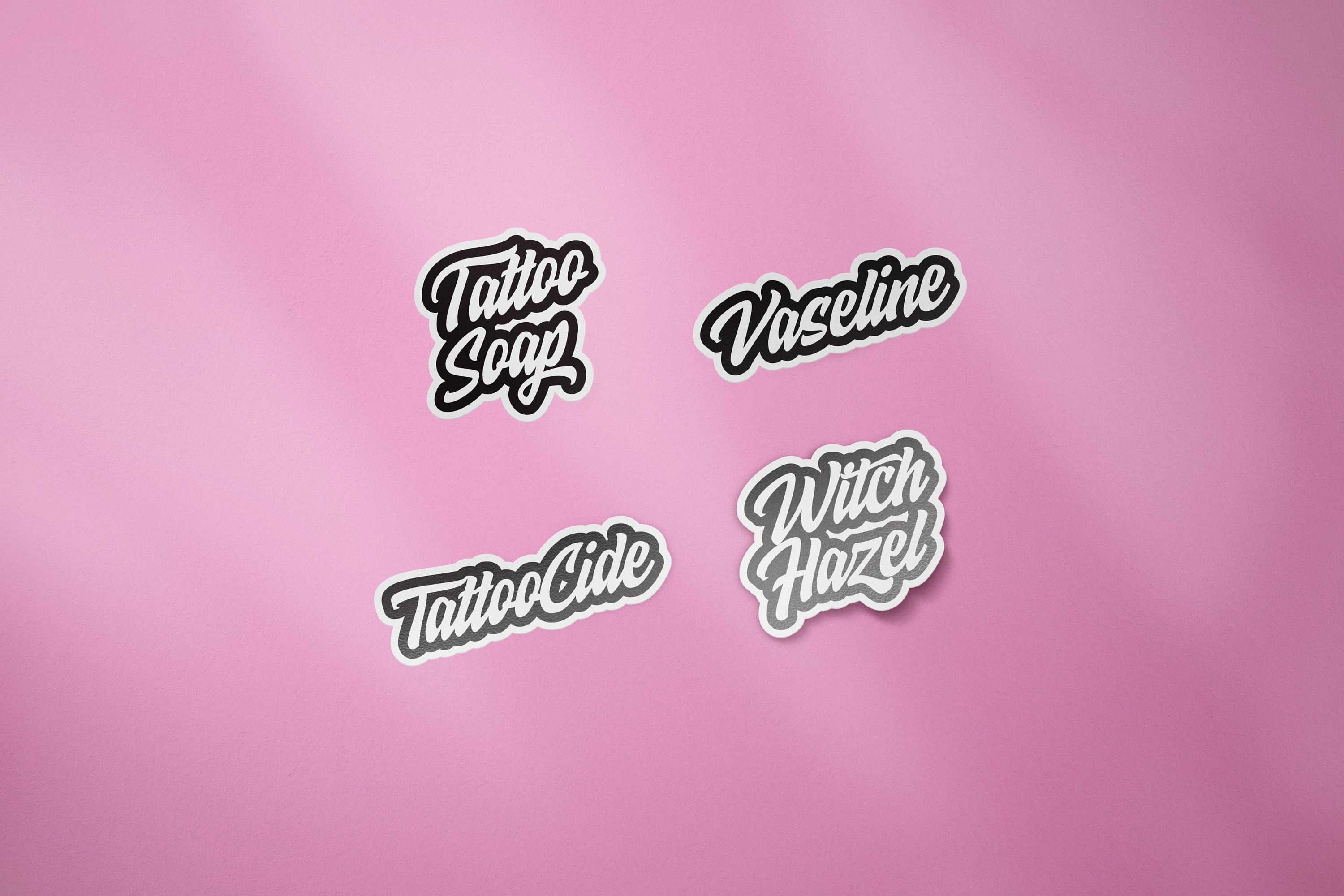 Custom Tattoo Bottle Labels Pack, Tattoo Stickers, Tattoo Labels ...