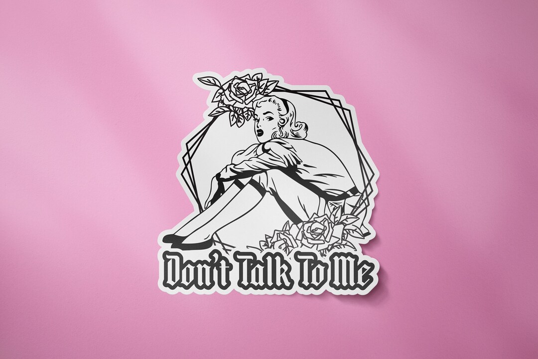 Cute Emo Sticker, Cute Female Sticker, Cute Water Bottle Sticker, Cute ...