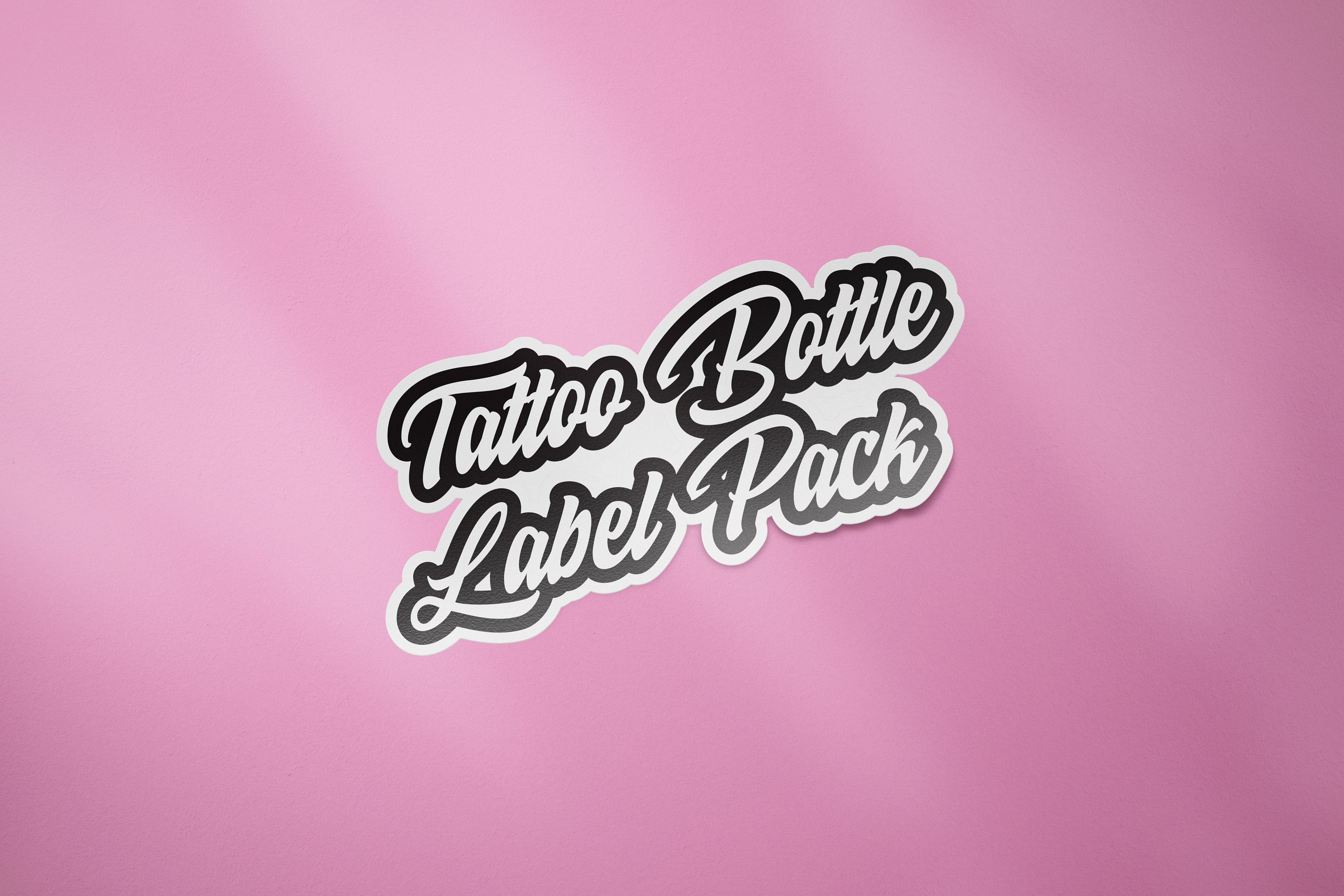 Custom Tattoo Bottle Labels Pack, Tattoo Stickers, Tattoo Labels ...