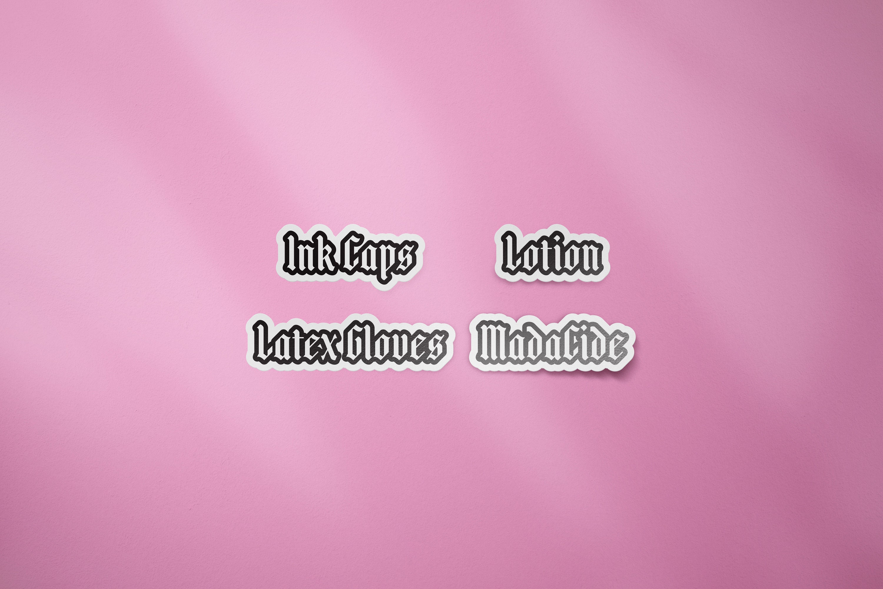 Tattoo Bottle Labels, Tattoo Stickers, Tattoo Labels, Tattoo ...