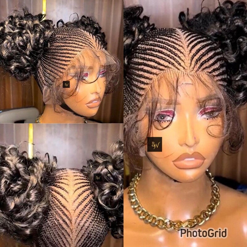 Cornrow Wig Short - Etsy