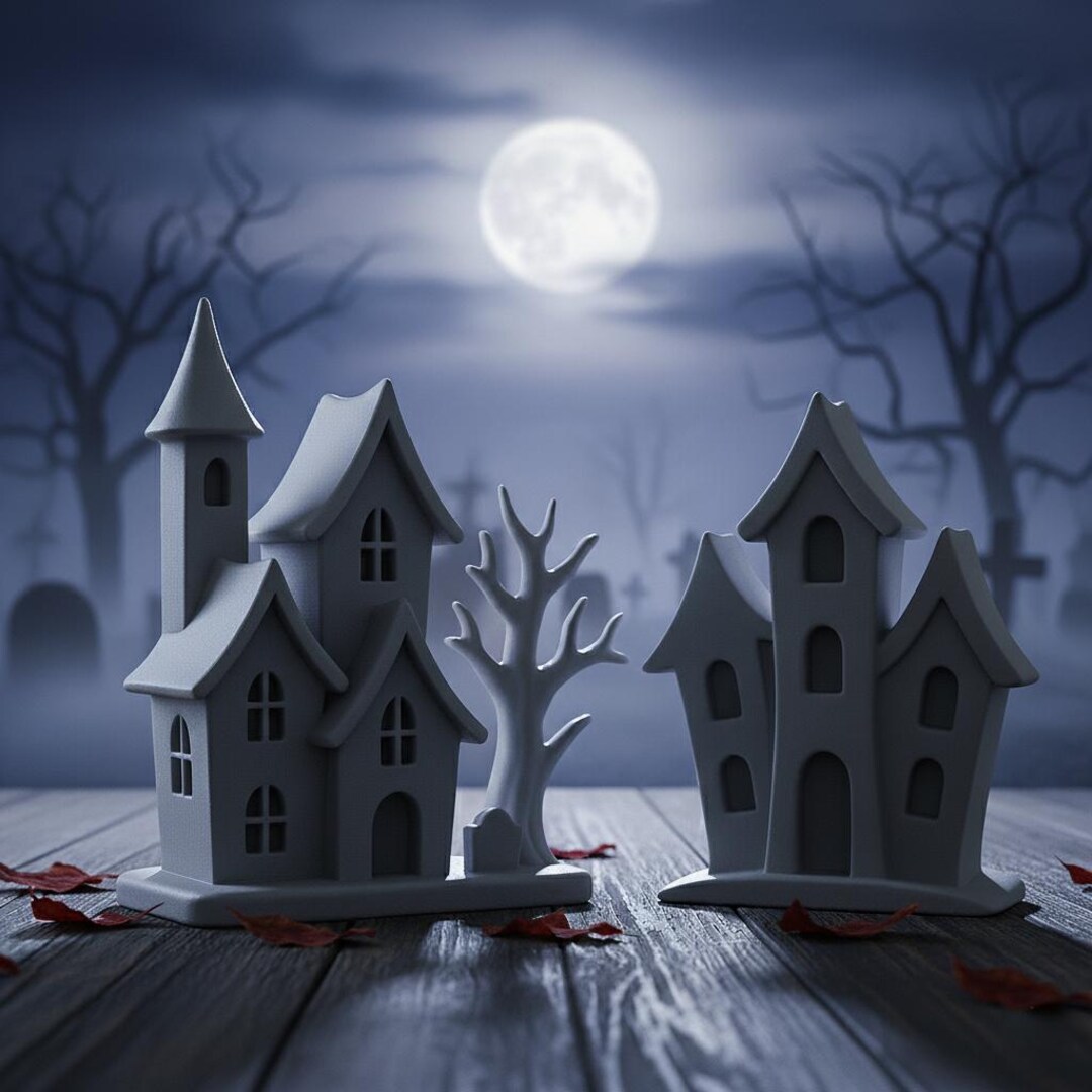 Haunted House 3D Print Models | Spooky Haunted House STL Files | 3D ...