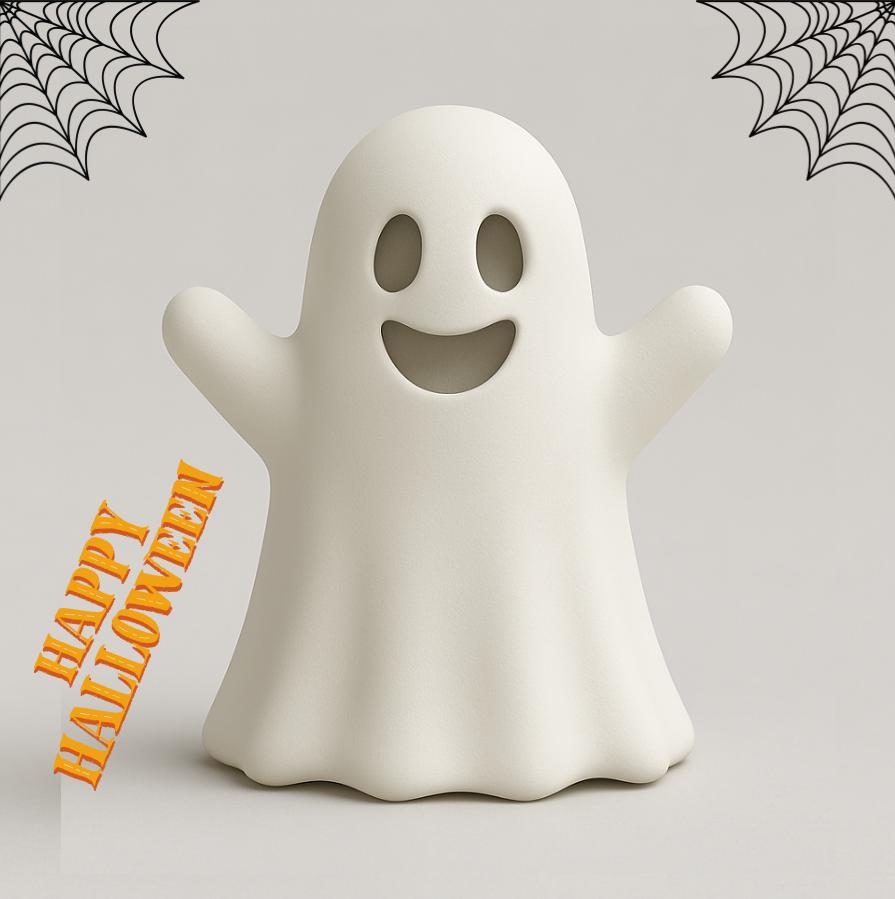 Halloween Ghost 3D Print STL File | 3D Printable Model | Halloween ...