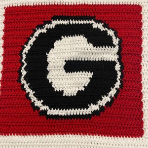 Crocheted Georgia Bulldogs Baby Blanket - Etsy
