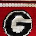 Crocheted Georgia Bulldogs Baby Blanket - Etsy