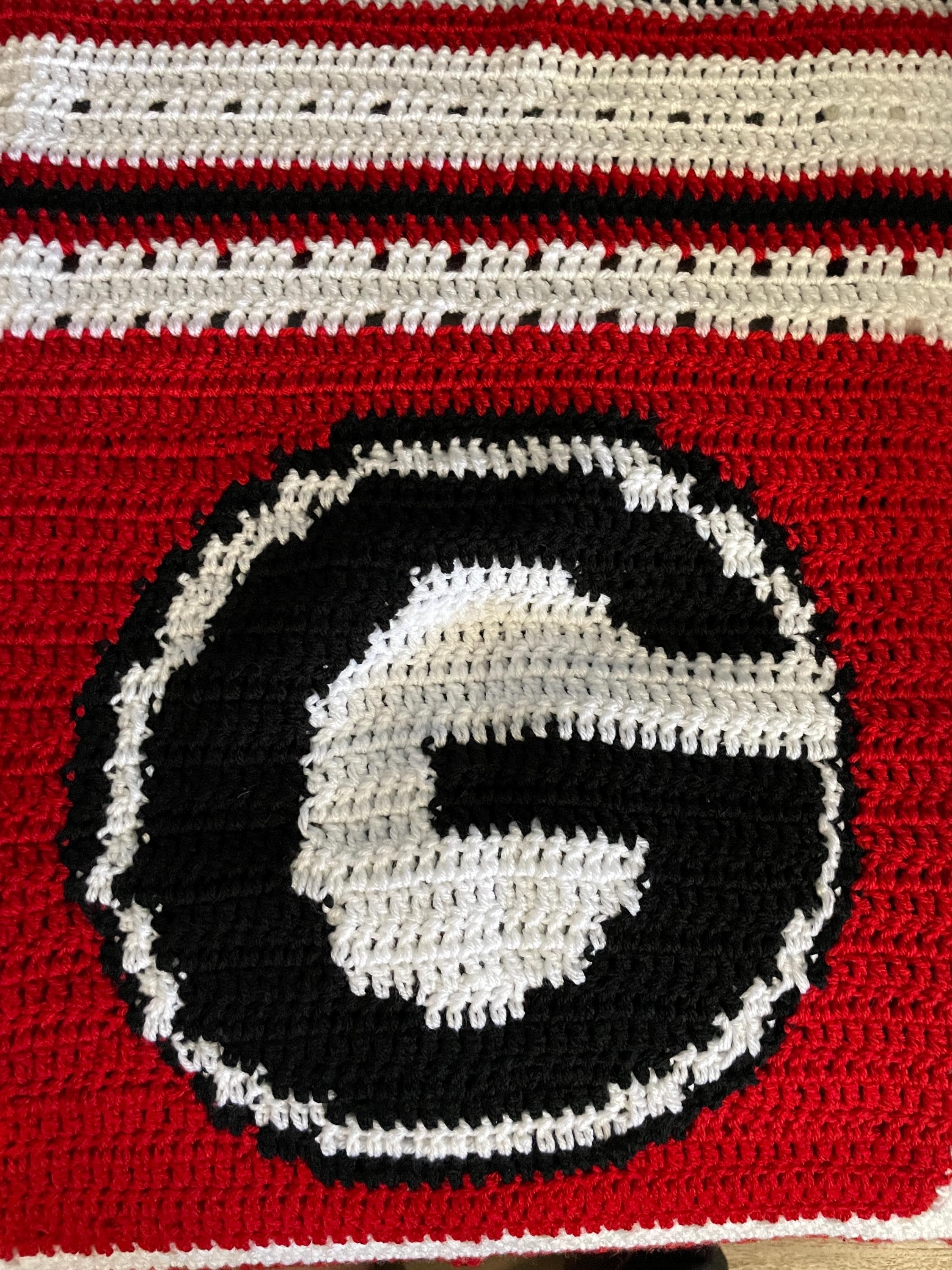 Crocheted Georgia Bulldogs Baby Blanket - Etsy