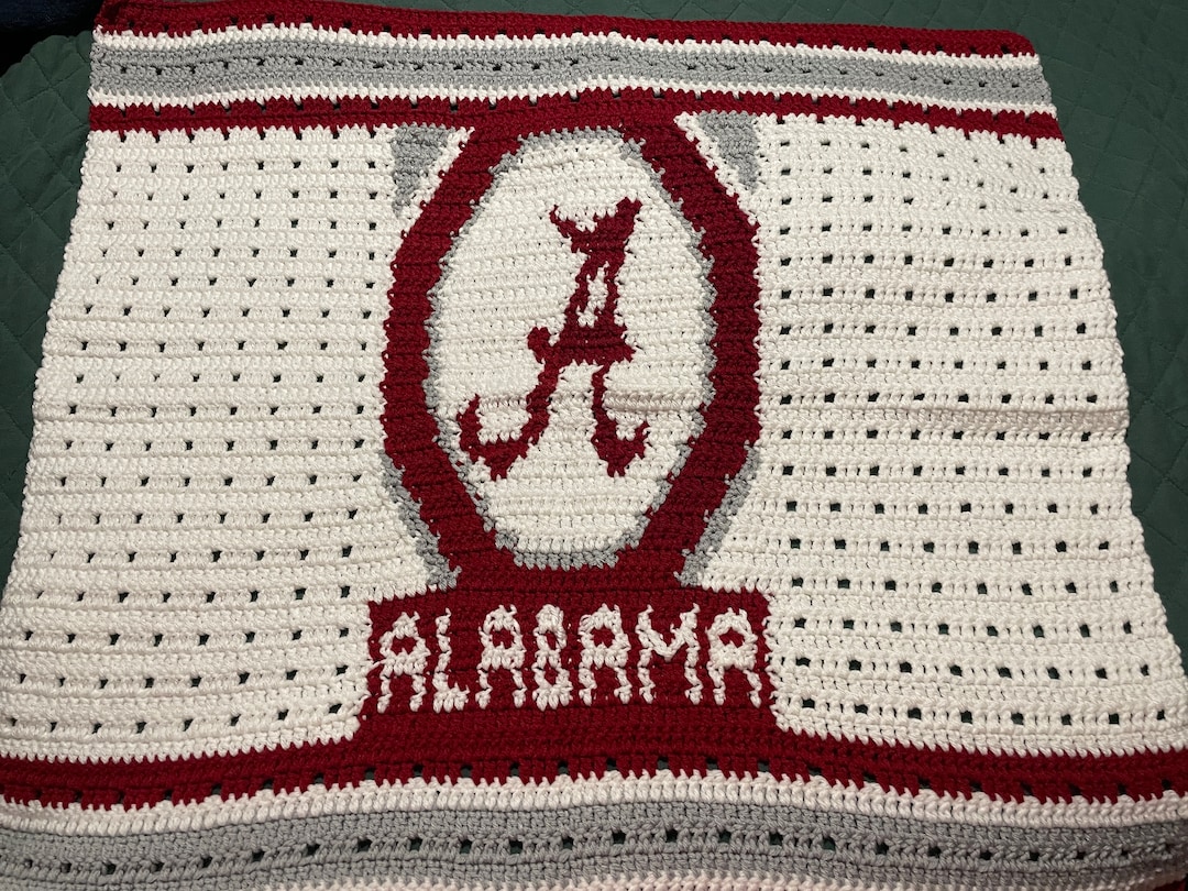 Crocheted Alabama Baby Blanket - Etsy