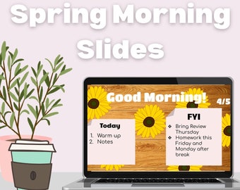 March Slide Template | EDITABLE | Teacher Resources | Powerpoint ...