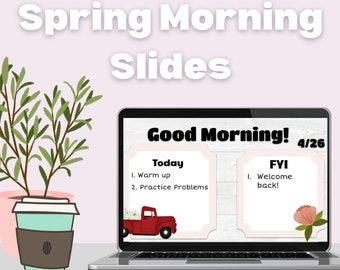 March Slide Template | EDITABLE | Teacher Resources | Powerpoint ...