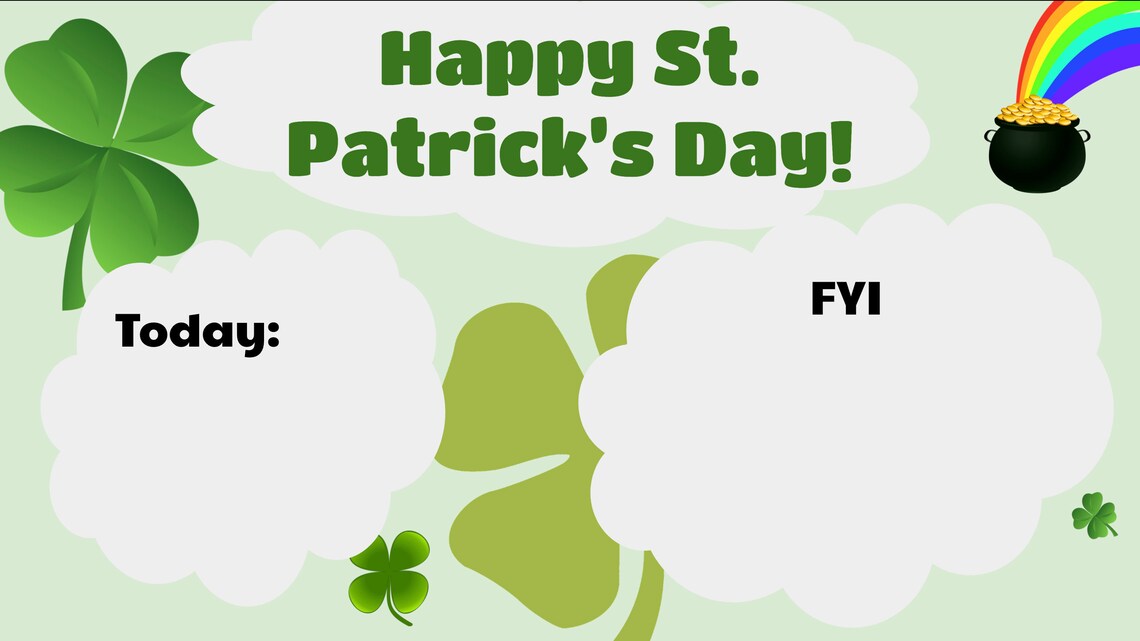 March Slide Template | EDITABLE | Teacher Resources | Powerpoint ...