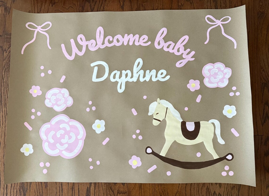 Custom Hand Painted Banner | Multiple Size Options | Birthday ...
