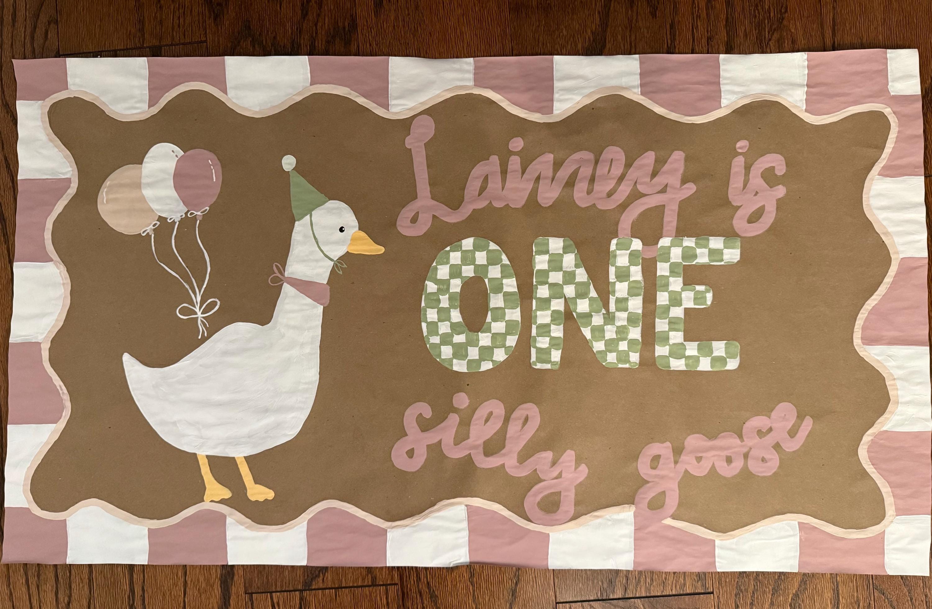 Custom Hand Painted Banner | Multiple Size Options | Birthday ...