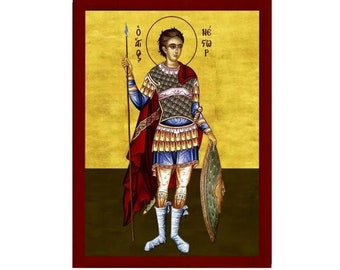 St Nestor Icon - Etsy
