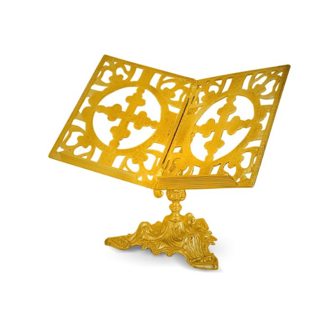 Base Brass Gold Plated for Gospel-icon or Book 27 CM X 32 CM X - Etsy