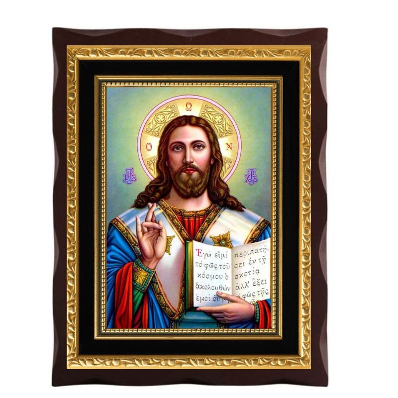 Jesus Handmade Greek Orthodox Icon Lithography - Etsy