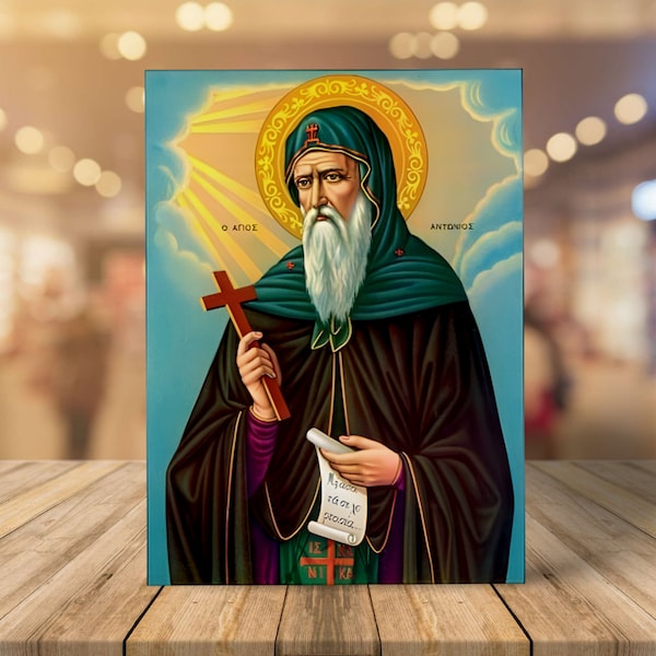 Saint Anthony Icon - Etsy
