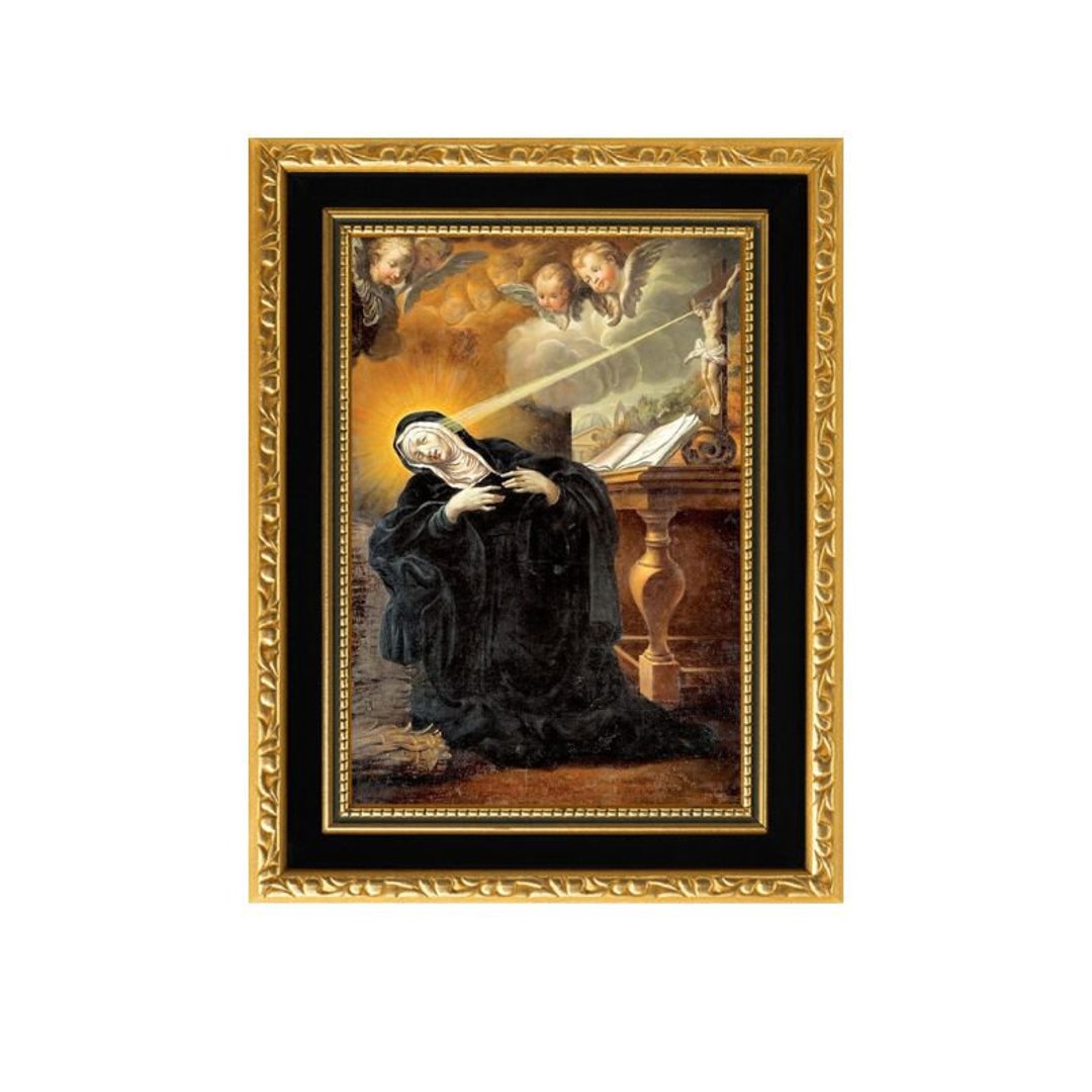 Saint Rita Icon Handmade Greek Icon lithography - Etsy