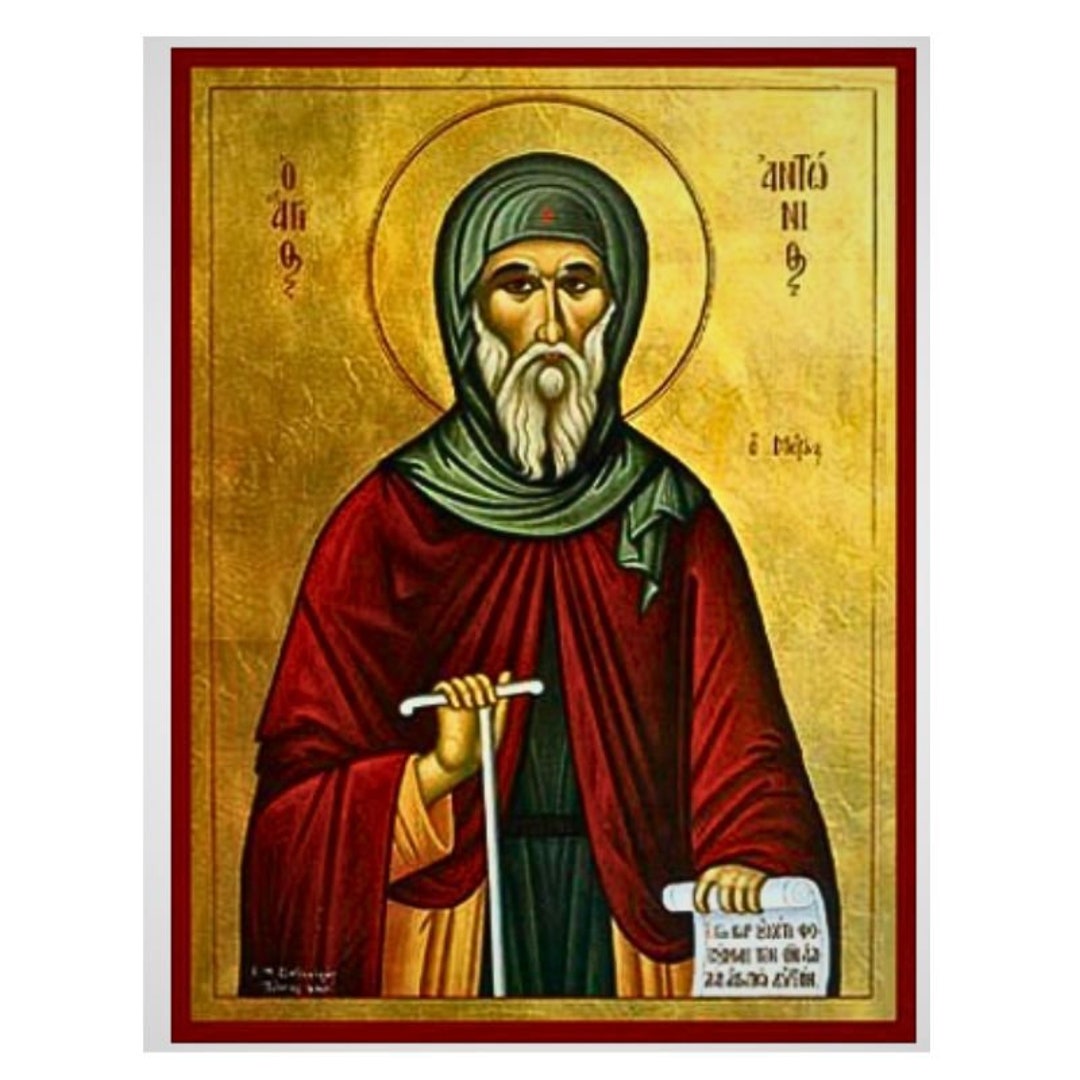Saint Antonios-lithography Icon - Etsy