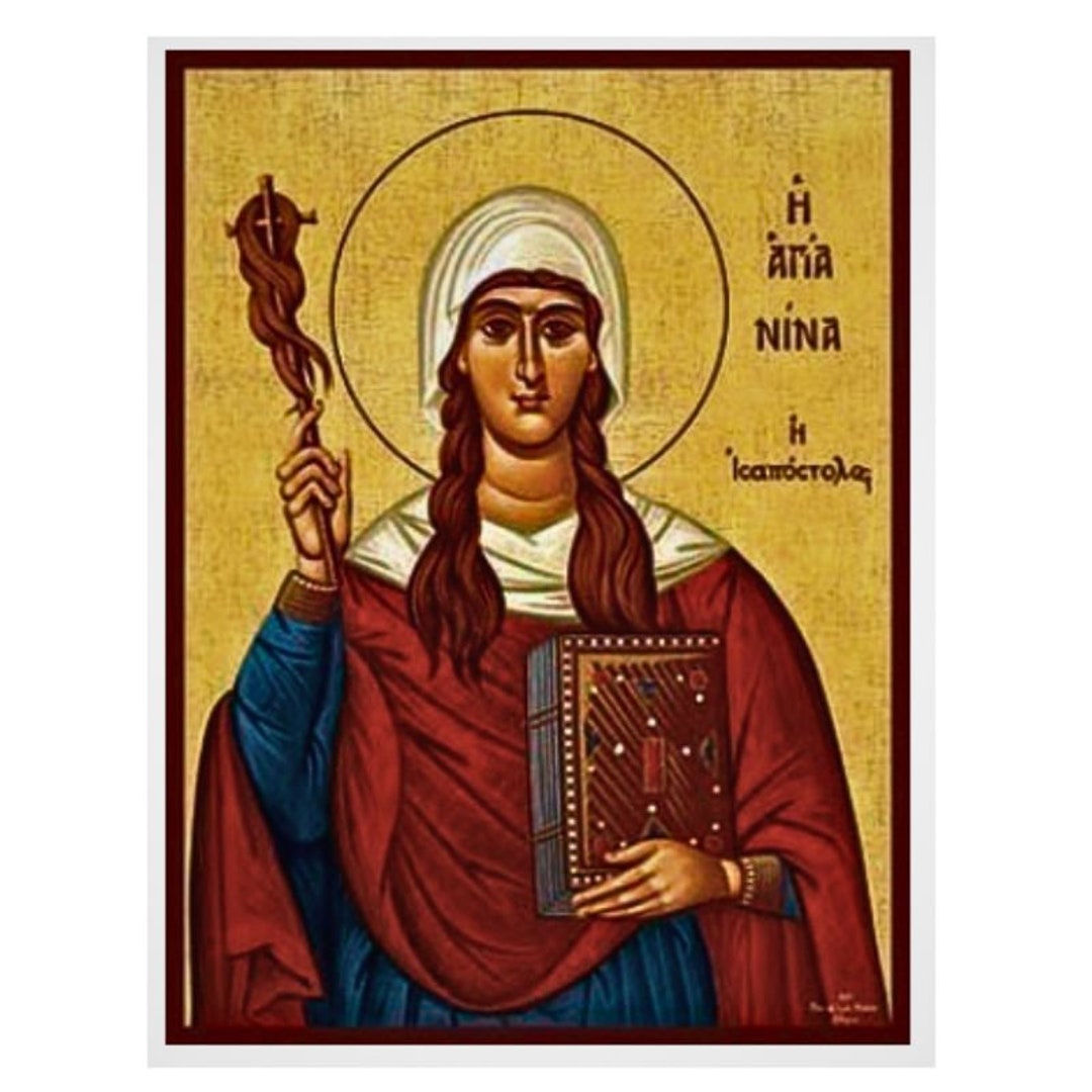 Saint Nina Handmade Greek Orthodox Icon , Lithography - Etsy