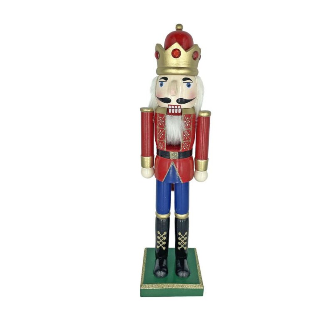 Wooden Nutcracker 38cm - Etsy