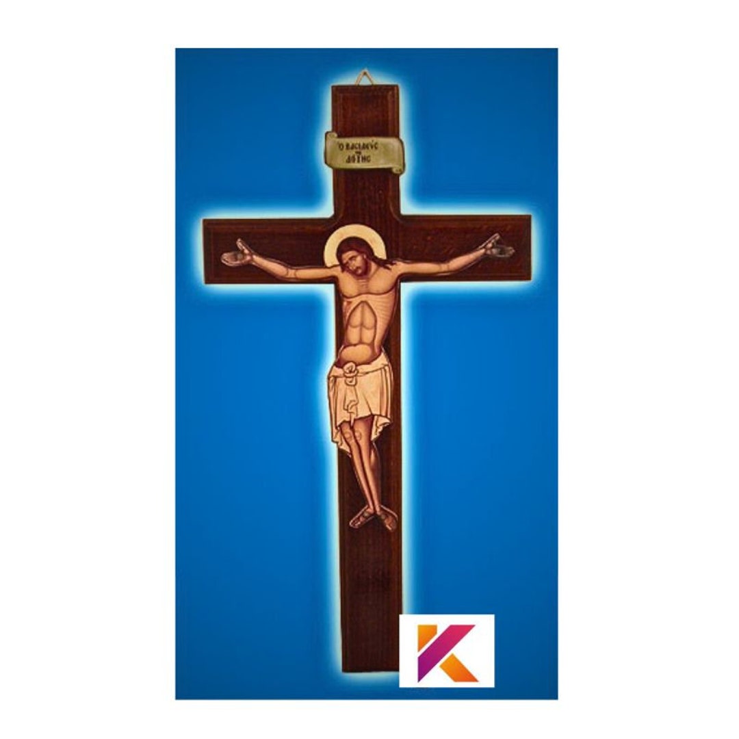 Wooden Cross Handmade Greek Orthodox Cross Byzantine Art - Etsy