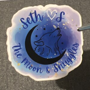 Zodiac Academy 6 X Mini Stickers, Seth, Caleb, Geraldine and More ...