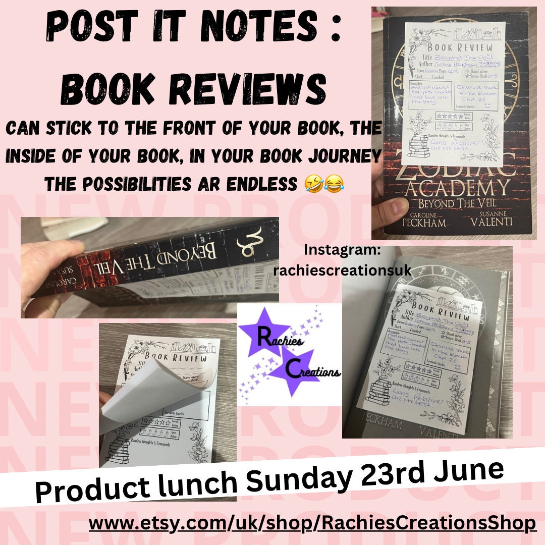 Sticky Note Review Sheets, Create Your Own Reviews and Stick to the ...