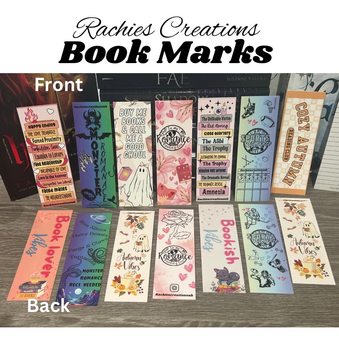 Book Marks , Fantasy , Romance Reading Era , Reading List, Sports ...