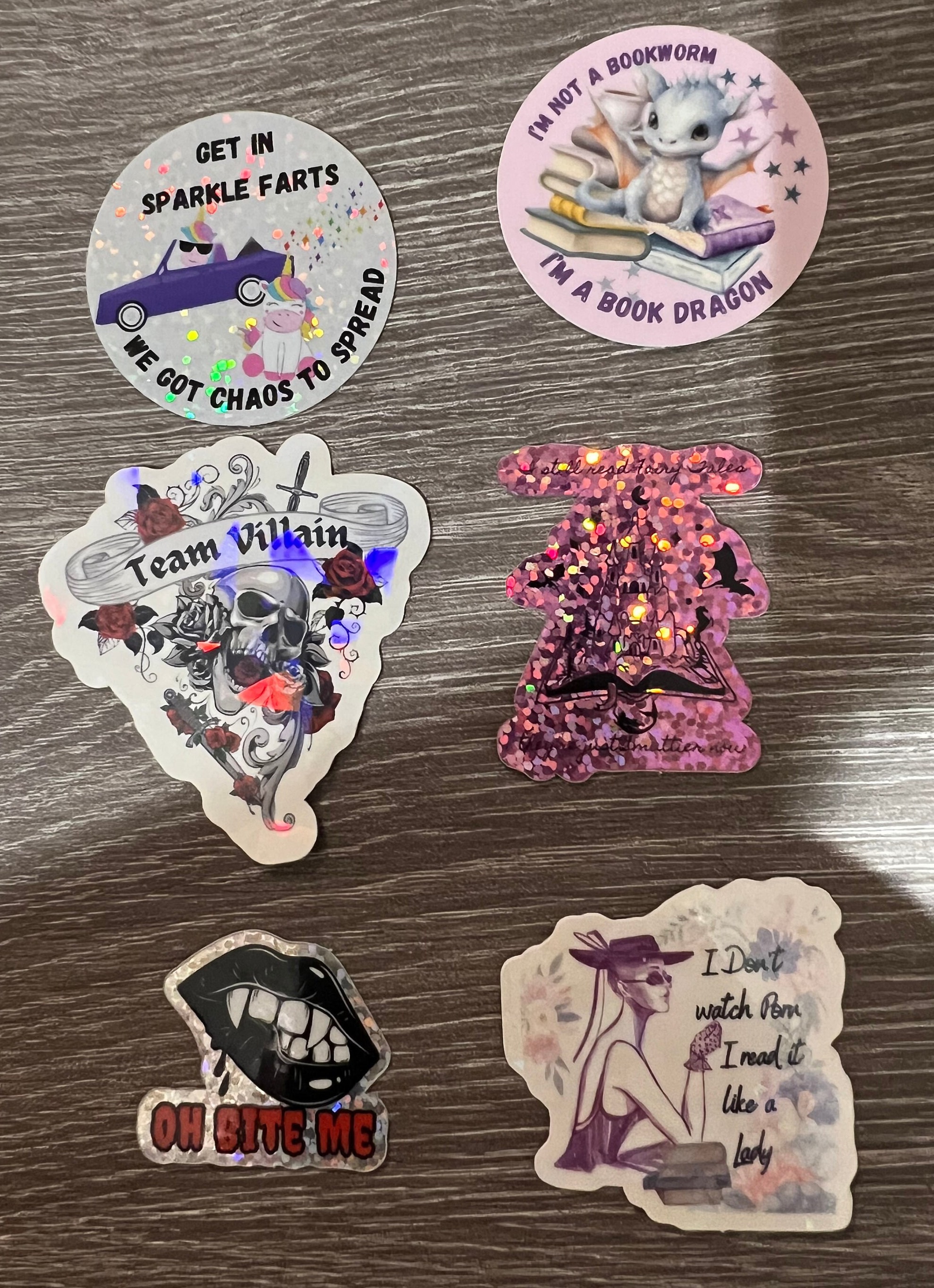 Bookish Themed Stickers Fantasy Smut Enemies to Lovers - Etsy