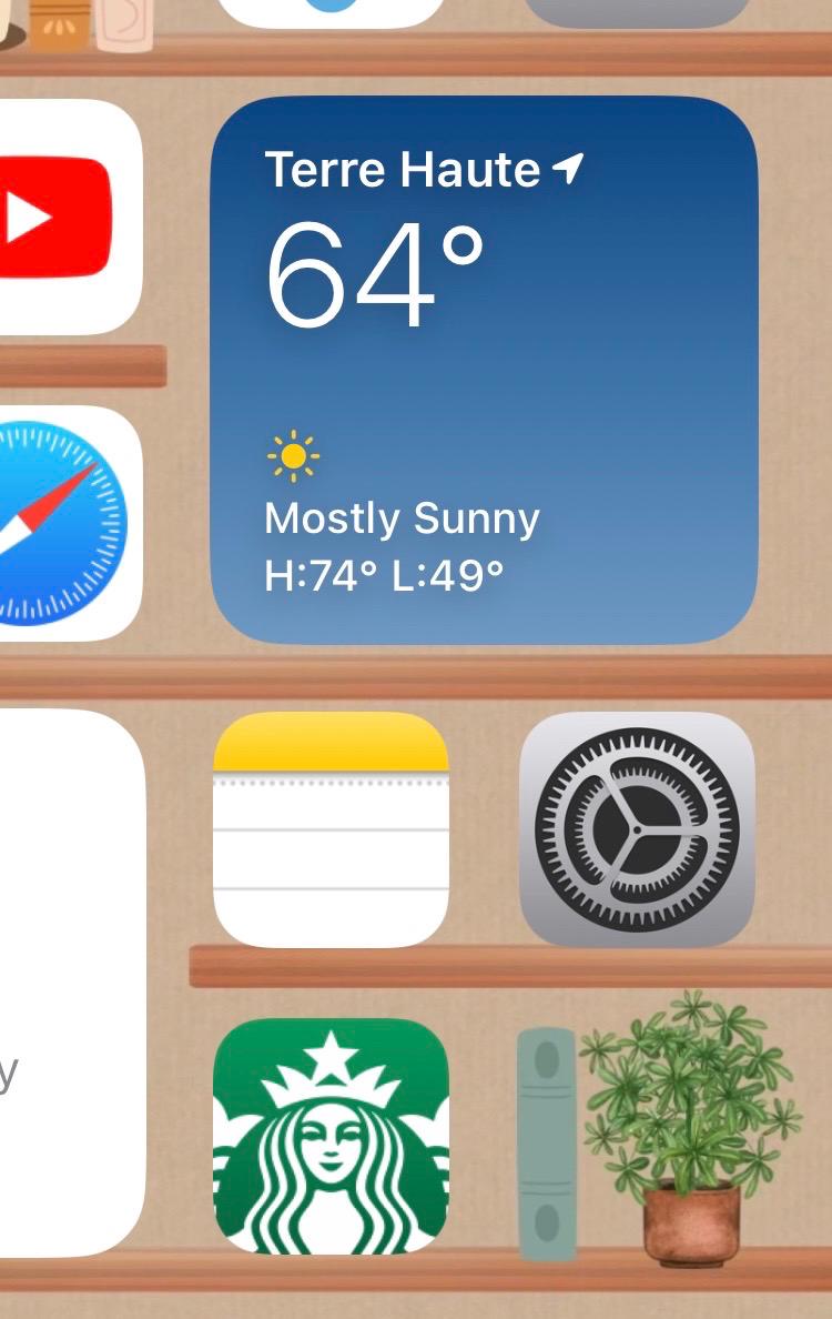 Bookshelf Ios18 Phone Background - Etsy