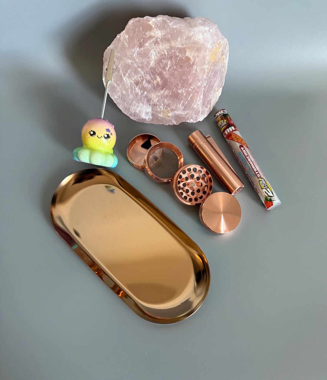 Rose Gold • Smoker Gift Set • Christmas Stocking Smoker Kit for Women ...