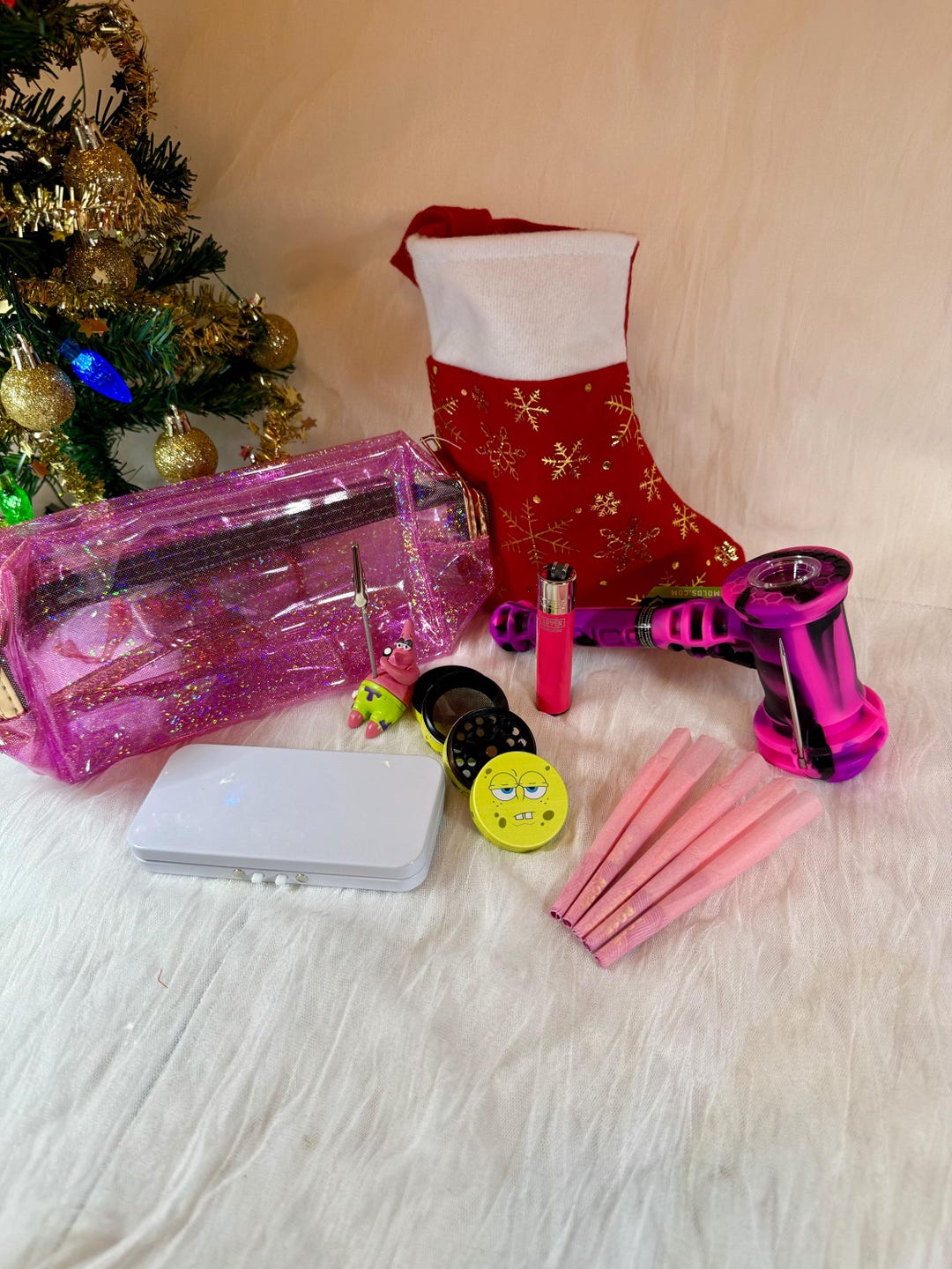 Fun Character Smoker Kit Complete Hit Kit With Eyce Hammer, Glitter Bag ...