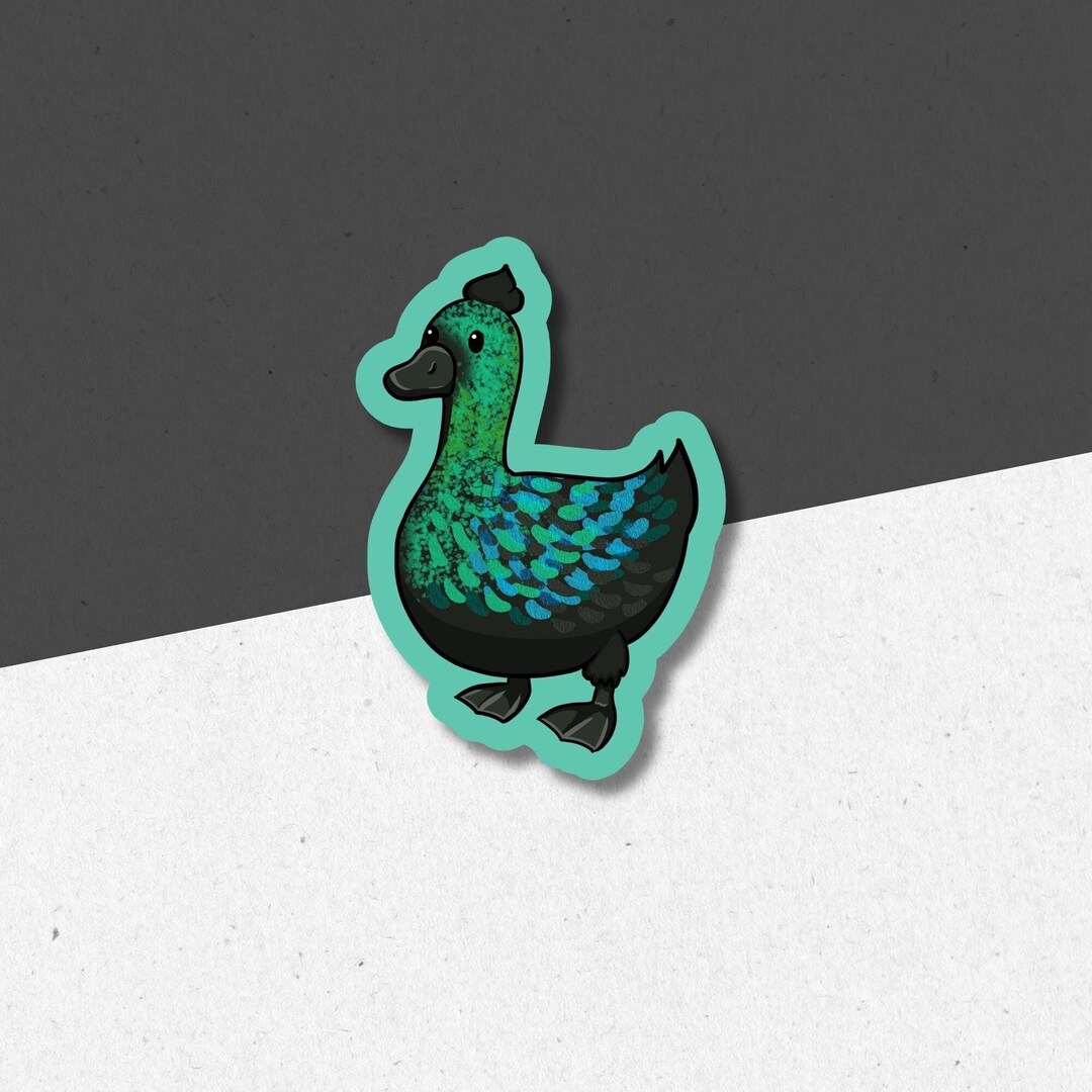 Cayuga Duck Sticker | Duck Themed Vinyl Easy Peel Stickers | Cute ...
